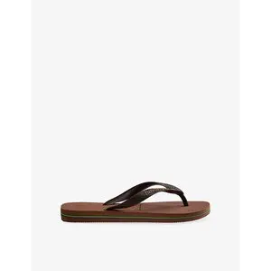 Havaianas Brasil Rubber Flip-flops - Rust/coffee