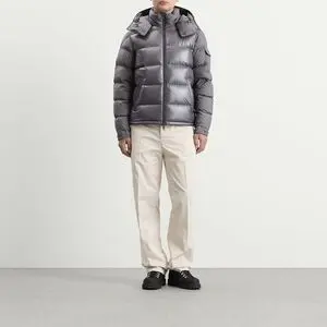 Moncler Maya Mixed Materials Padded Jacket