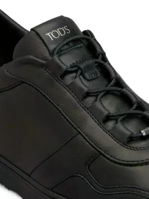 TOD'S Panelled Leather Lace-up Sneakers