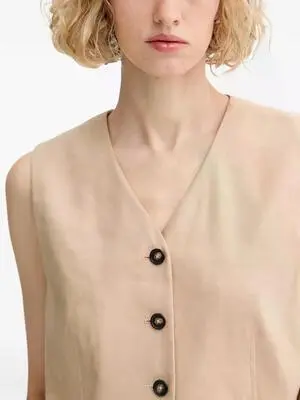Marc O'polo Button-up Cropped Top
