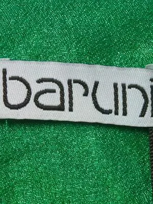 BARUNI Short-sleeve Belted Maxi Dress