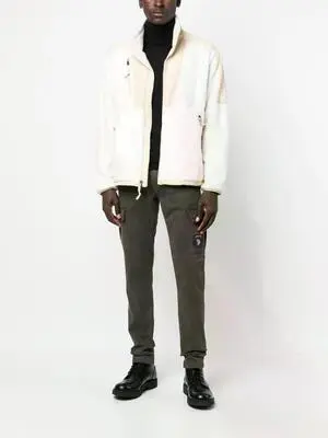 Alpha Industries Logo-patch Cargo Trousers - Grey