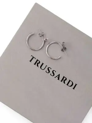 TRUSSARDI Embellished Hoop Earrings