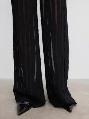 HOUSE OF DAGMAR Stripe Sheer Trouser