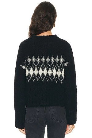 Altuzarra Fair Isle Knit Button-front Cardigan