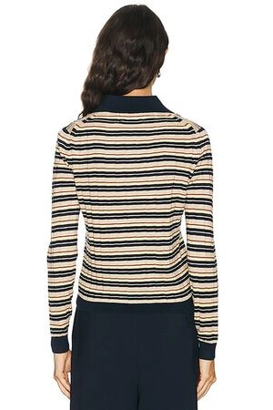 Guest In Residence Track Polo Sweater
