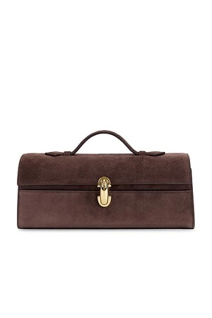Savette Slim Symmetry Pochette Bag - Coffee