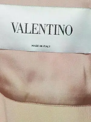 Valentino Garavani Tie-neck Ruffled Midi Dress