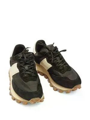 TOD'S Panelled Lace-up Sneakers - Black