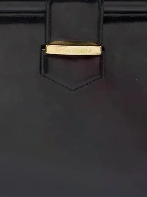 Saint Laurent Logo Plaque Tote Bag