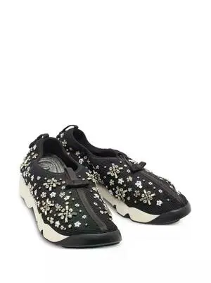 Dior Fusion Crystal-embellished Mesh Sneakers