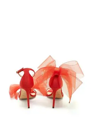 JIMMY CHOO Aveline Bow Detail Sandals