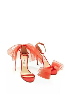 JIMMY CHOO Aveline Bow Detail Sandals