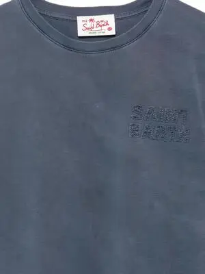 MC2 SAINT BARTH Embroidered-logo T-shirt