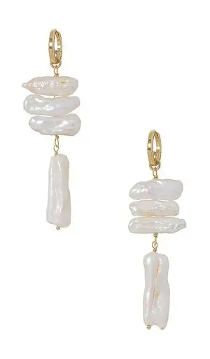 ROXANNE ASSOULIN The Pearl Branch Drop Earrings - Ivory