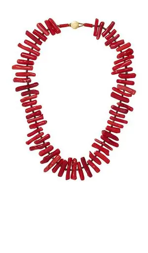ROXANNE ASSOULIN The Coral Branch Necklace - Red