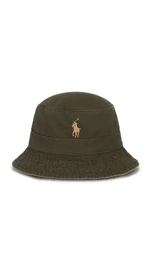 Polo Ralph Lauren Chino Loft Bucket Hat - Olive
