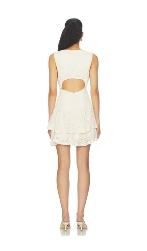 Free People Slow Burn Lace Mini Dress