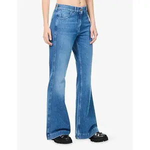 Moncler Mid-rise Flared-leg Denim Jeans