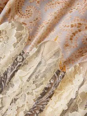 Zimmermann Valiant Panelled Flare Silk Trousers