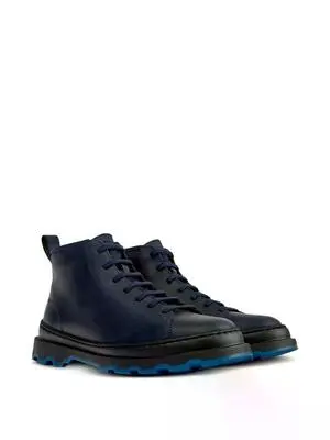 Camper Brutus+ Nubuck Leather Lace-up Ankle Boots