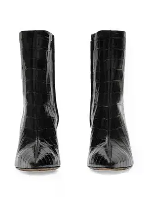 Burberry Dame Crocodile-effect Ankle Boots