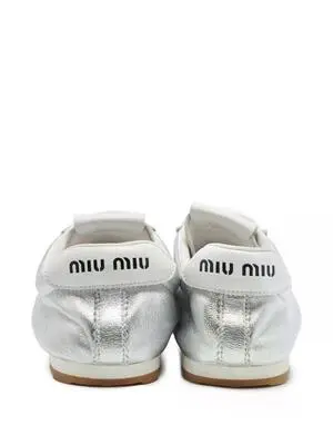 Miu Miu Tone Plume Low-top Sneakers