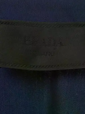 Prada Logo-print Zip-up Shirt