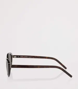 Saint Laurent Acetate Sl M154 Sunglasses - Brown