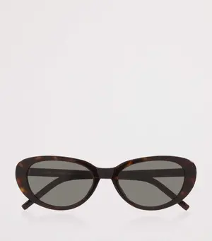 Saint Laurent Acetate Sl M154 Sunglasses - Brown