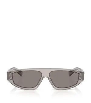 Prada Pr C02s Irregular Sunglasses - Grey