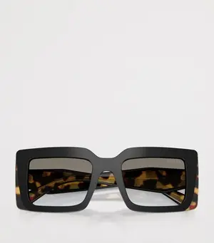 Prada Rectangle Full Rim Sunglasses