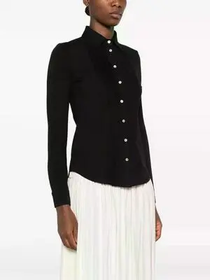 ZANETTI Pleated Long-sleeve Shirt