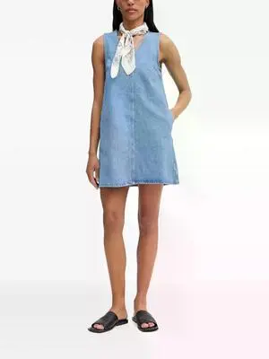 Marc O'polo Sleeveless V-neck Denim Mini Dress