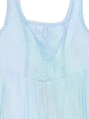 Waimari Alba Lace-trimmed Embroidered Midi Dress