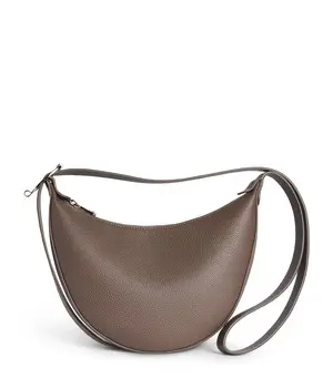 Longchamp Leather Le Foulonné Cross-body Bag - Brown