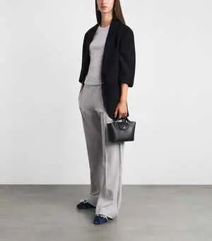 Longchamp Pure" Grained Leather Mini Tote Bag - Black