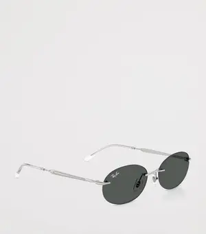 Ray-ban Rb3767 Metal Oval Sunglasses