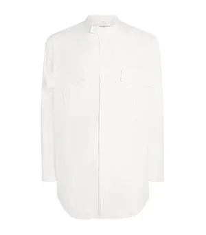 Yohji Yamamoto Cotton Twin-pocket Shirt - White