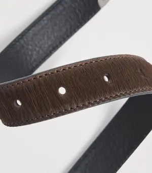 MOLEBO Pony Hair Western Belt