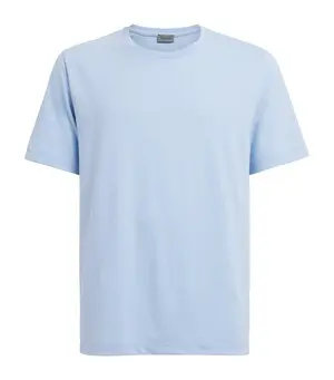 Hanro Cotton Night & Day T-shirt - Blue