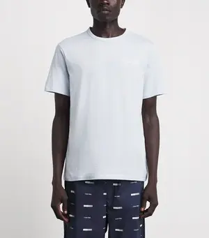 Calvin Klein Cotton Poplin Logo Pyjama Top