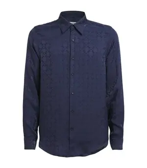 Sandro Jacquard Square Cross Shirt