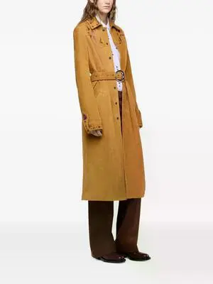 Rabanne Suede Trench Coat