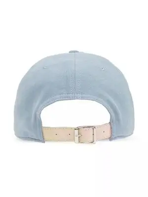 Amiri Logo-embroidered Cotton Cap - Blue