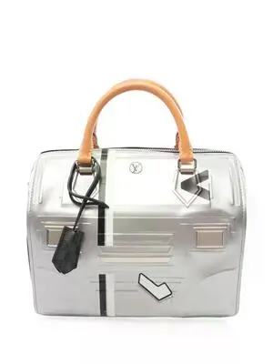 LOUIS VUITTON Speedy 25 Handbag - Silver