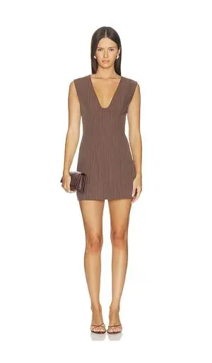 ALL THE WAYS Imah Mini Dress In . Also - Brown