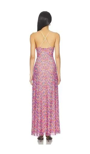 AFRM Romy Printed Maxi Dress - Pink