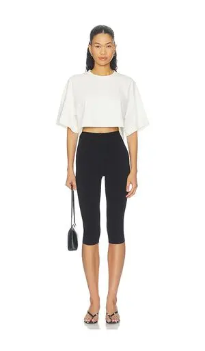 RIPLEY RADER Ponte Knit Cropped Top
