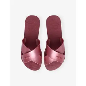 Havaianas Aqua Metallic Rubber Flip Flops